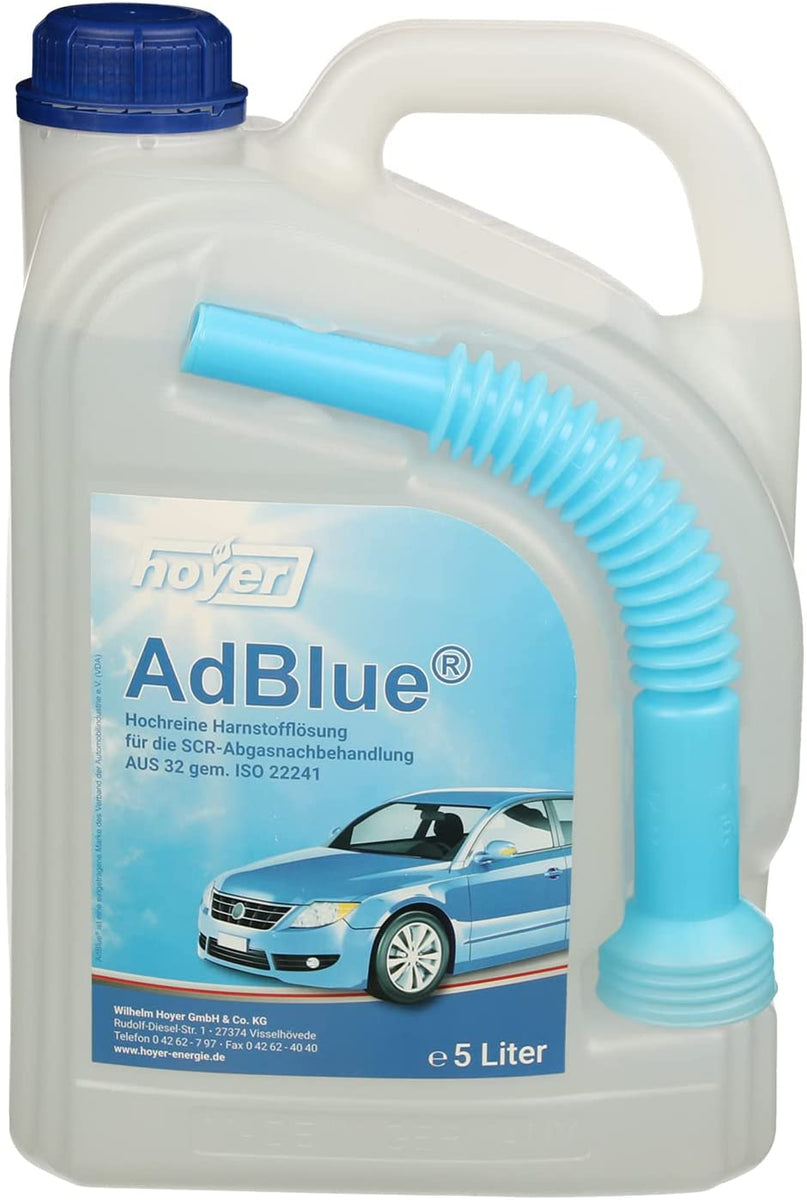 Hoyer AdBlue® Harnstofflösung - 5 Liter inkl. Ausgießer – oel-billiger