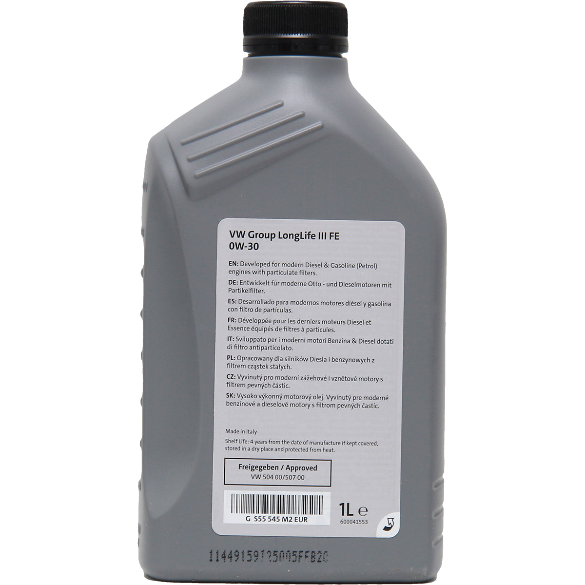 Original VW Audi Seat Skoda 0W-30 504.00 / 507.00 Longlife FE 3 1 Lite – oel-billiger