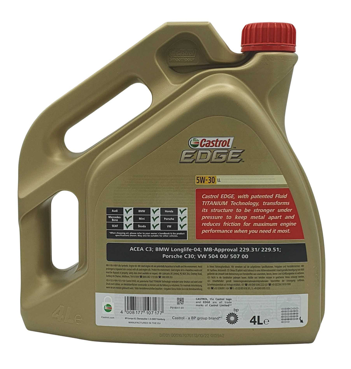 Castrol Edge 5W-30 LL 4 Liter – oel-billiger
