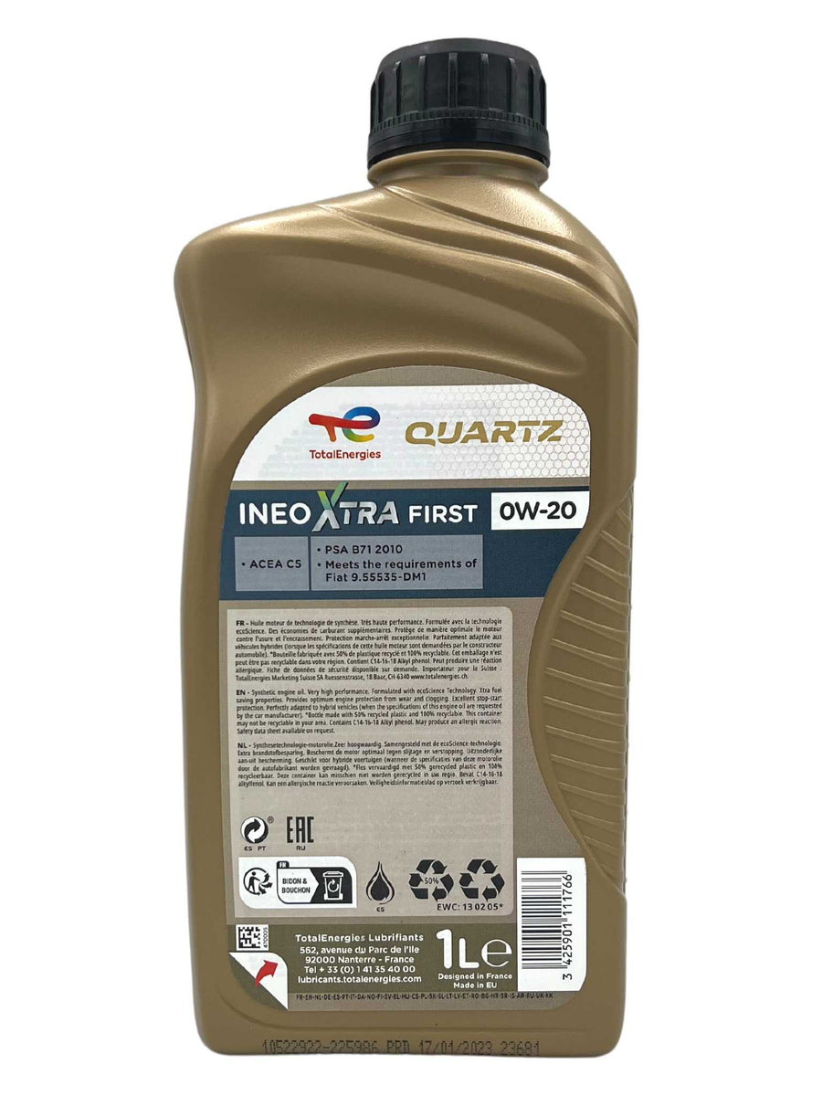 Total Quartz Ineo Xtra First 0W-20 1 Liter – oel-billiger