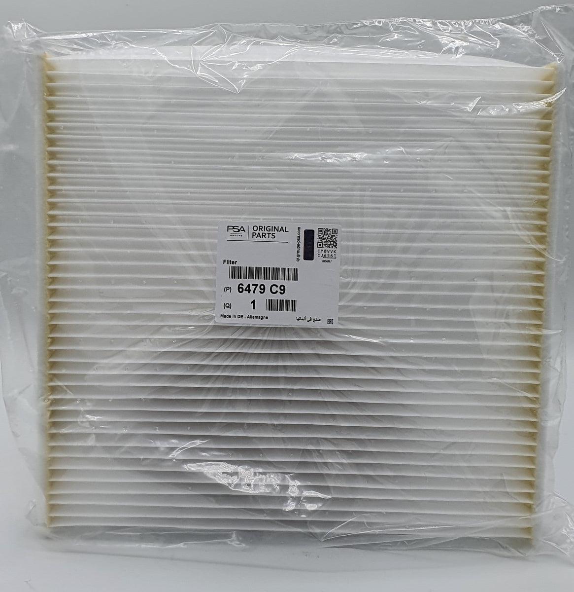 Original Citroen Peugeot Pollenfilter Innenraumfilter 6479C9 Jumper Bo ...