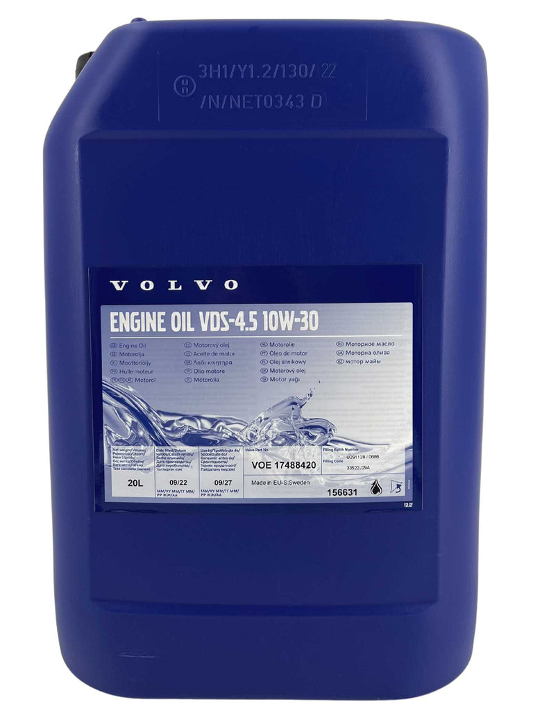 Original Volvo Engine Oil VDS-4.5 10W-30 20 Liter – oel-billiger